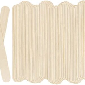 100Pcs Jumbo Wooden Craft Sticks Wooden Popsicle Craft Sticks Stick 6” Long x 3/4”Wide Treat Sticks Ice Pop Sticks for DIY Crafts，Home Art Projects, Classroom Art Supplies