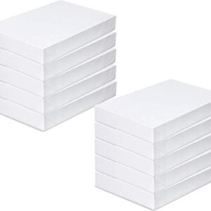 ALEF 14" x 9.5" x 2" White Shirt Gift Wrap Boxes with Lids (10-Pack)