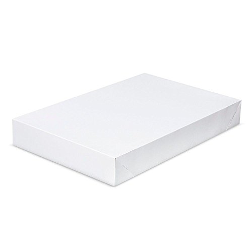 ALEF 14" x 9.5" x 2" White Shirt Gift Wrap Boxes with Lids (10-Pack)