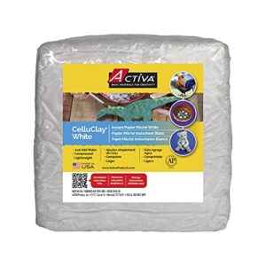 activa paper mache mix, 2 pound, white