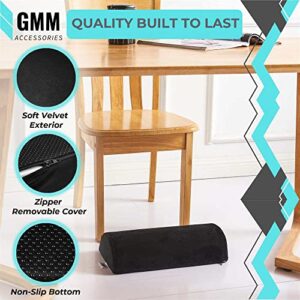 Office Foot Rest Under Desk - Comfortable Office Desk Foot Rest for Leg Support - Ergonomic Foot Rest for Computer Chair - Memory Foam Foot Stool Under Desk for Leg Relief - Office Desk Foot Rest