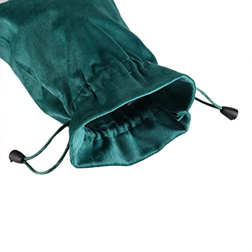 DINYAO Gift Fabric Package Drawstring Bags Jewelry Velvet Pouches 6.2x7.8 Inches(5 Colors)