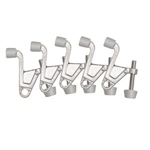 design house 181834 jumbo hinge pin door stop, satin nickel, 5-pack