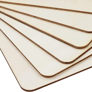 TKOnline 25Pcs 6 x 6 Inches Unfinished Basswood Sheets for Crafts, Wood Squares for DIY Craft Projects, Square Plywood Sheets for Wood Burning, Laser Cutting, Painting,School Projects, Decoration