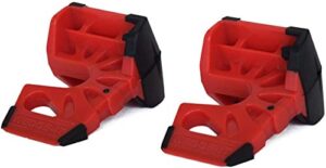 wedge-it – the ultimate door stop – red (2 pack)