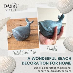 Cast Iron Decorative Door Stop - Bookend - Beach and Nautical Décor - Heavy Door Stopper, Beach Decoration for Home - Recycled Cast Iron Heirloom Piece