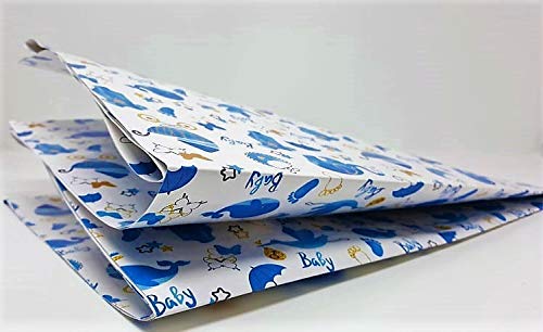 Gift Wrapping Paper 30" x 84" Sheet Vintage Style (Baby Boy)