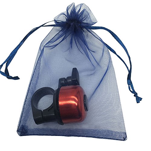 COTOSEY Sosam 100PCS 3x4 Inches Organza Drawstring Pouches Jewelry Party Wedding Favor Gift Bags (3x4, Navy Blue)