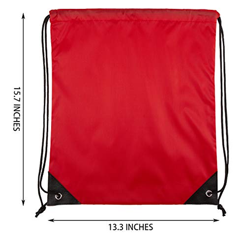 Vorspack Drawstring Backpacks Bulk 20 Pieces of 20 colors String Bags, Customized Gift Bags Goodie Bags for Class Party Gym Sport Trip