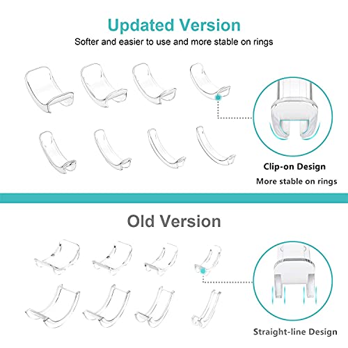 Invisible Ring Size Adjuster for Loose Rings Ring Adjuster Fit Any Rings, Assorted Sizes of Ring Sizer