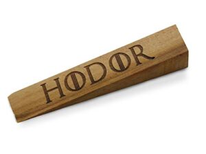 door stopper – wooden hodor door stopper | door stopper wedge for floor | wooden chocks door stop wedger | solid teak wood door stops for all home office surface -7.5 x 1.5 inches