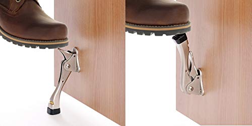 Everyday 2 Packs Kick Down Door Stop Door Stopper with One Touch Adjustable Height and Rubber Tip 4 Inches, Door Stops