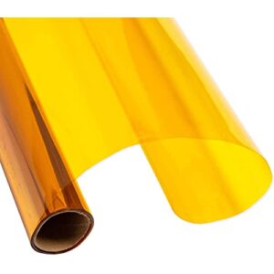 6 Rolls Transparent Colored Cellophane Wrap for Gift Wrapping, 6 Colors (17 Inches x 10 Feet)