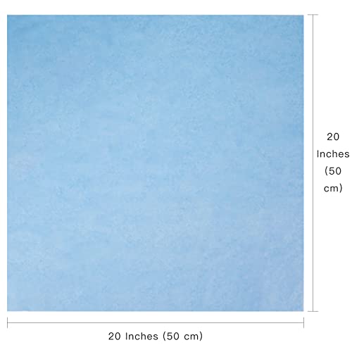 Loveinside Wrapping Tissue Paper - 3 Color Tissue Paper Bulk for Wrap, Art Crafts, DIY, Pack Bags - 20 x 20 inches - 120 Sheets - White, Blue, Light Blue