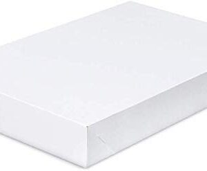 White Assorted Size Gift Wrap Packaging Present Boxes - Two Packs of 10 Boxes Each