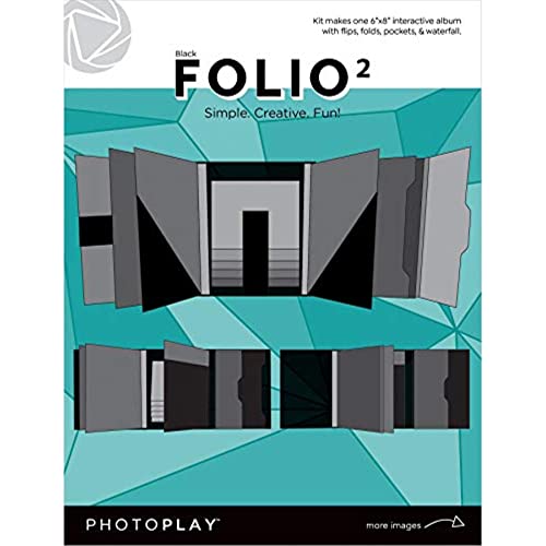 PHOTOPLAY FOLIO 6X8 BLACK