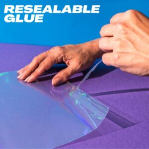 Holographic Resealable Bags For Small Business - These Cellophane Bags Self Adhesive For Convenient Packaging And Poly Bags With Suffocation Warning Offer A Premium Customer Experience - 10x13" 100 pk