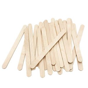 200 pcs craft sticks ice cream sticks natural wood popsicle craft sticks 4.5 inch length treat sticks ice pop sticks for diy crafts