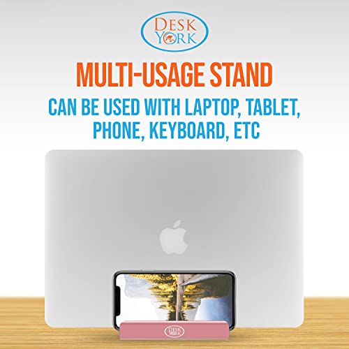 Desk York Adjustable Vertical Laptop Stand Computer Docking Station–Desktop Organizer –Office and Desk Accessories for Men and Women–Vertical PC Holder–Fits All MacBook/Air/HP/Dell/Samsung/Lenovo