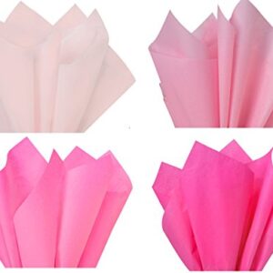 A1 Bakery Supplies Pink Mix 1 - Gift Wrapping Tissue Paper 96 Sheets 15" x 20" Premium Gift wrap Tissue Paper