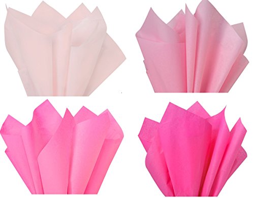 A1 Bakery Supplies Pink Mix 1 - Gift Wrapping Tissue Paper 96 Sheets 15" x 20" Premium Gift wrap Tissue Paper