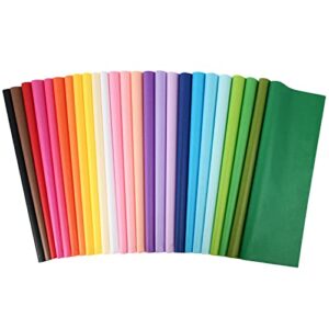 125 sheets tissue paper bulk, colored tissue paper for gift bags, 25 assorted colors tissue paper for crafts, gift tissue paper for gift wrapping, 20 x 26 in