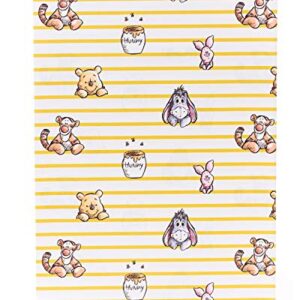 Winnie The Pooh 2 Sheets of Gift Wrap and 2 Gift Tags