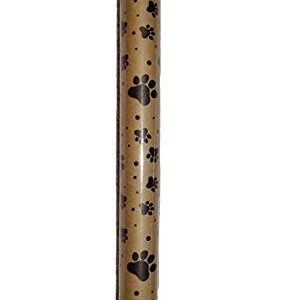 Voila Paw Prints 30 inch x 8 foot Continuous Wrapping Paper Roll