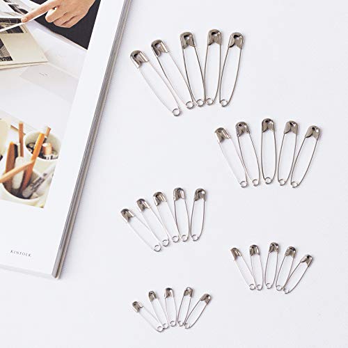 Mr. Pen- Safety Pins, Safety Pins Assorted, 300 Pack, Assorted Safety Pins, Safety Pin, Small Safety Pins, Safety Pins Bulk, Large Safety Pins, Safety Pins for Clothes, 5.4 x 4.4 x 0.7 inch