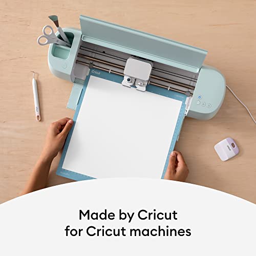 Cricut Everyday Iron On - 12” x 2ft - HTV Vinyl for T-Shirts - StrongBond Guarantee, Outlast 50+ Washes, Use with Cricut Explore Air 2/Maker, White