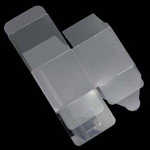 Juvale 100 Pack 2x2x2 Clear Plastic Favor Boxes Bulk for Small Wedding Party Gift Treats