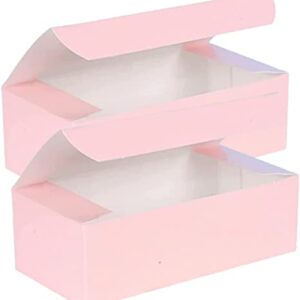 CakeSupplyShop Celebrations Set of 10-1/2 lb. Gloss Candy Glossy Pink Wedding Party Favor Boxes 5.5" x 2.75" x 1.75"