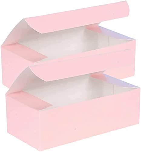 CakeSupplyShop Celebrations Set of 10-1/2 lb. Gloss Candy Glossy Pink Wedding Party Favor Boxes 5.5" x 2.75" x 1.75"