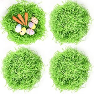 1/2 lb easter grass basket filler recyclable paper shred for easter basket filler creative eggs decor gift wrap crinkle & filler paper