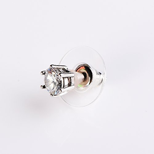 200 Pieces Bullet Clutch Earring Backs for Studs with Pad Rubber Earring Stoppers Pierced Safety Backs (Silver and Gold)