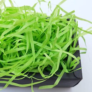 Asekonc 1/2 LB Super Large Pack Easter Green Grass Recyclable Paper Shred for Easter Basket Filler Creative Eggs Decor Filler Gift Wrapping & Basket Filling