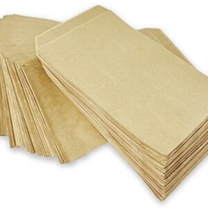 10"x13" - 100 Count - Flat Brown Kraft Paper Bags by Flexicore Packaging®, Shopping, Mechandise, Party, Gift Bags