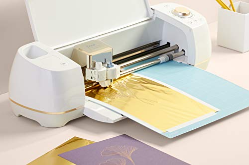 Cricut Foil Transfer Kit, Includes 12 Foil Transfer Sheets, 3 Cricut Tools in 1 with Interchangeable Tips (Fine, Medium & Bold), Tool Housing & Adhesive Tape, For Cricut Maker & Explore Machines