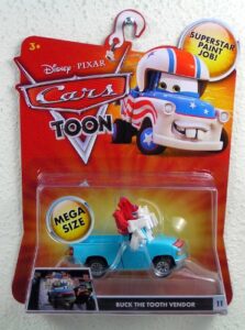 disney / pixar cars toon oversized die cast car buck the tooth vendor