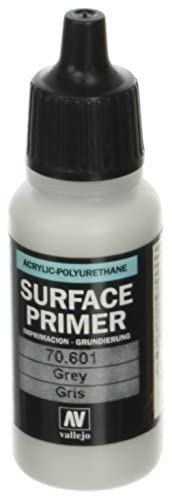 Vallejo Acrylic Paint, SURFACE PRIMER 70.601 Grey Gris