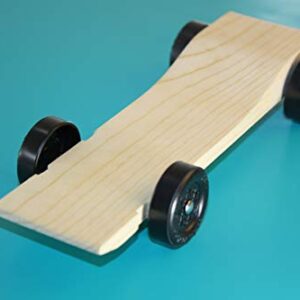 Derby Dust Car Kit Fast Speed Complete Ready to Assemble for Pine Wood Car Derby -Physics Lecture