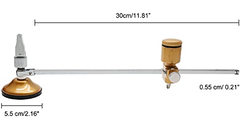 LDEXIN 23.6" (60cm) Circular Glass Cutter with Suction Cup, Adjustable Compasses Type Glass Circle Cutting Tool