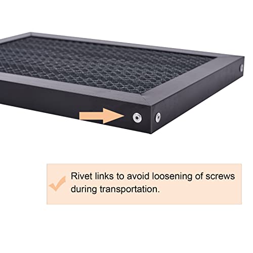 XLNT Laser Honeycomb Working Table Panel Board Platform use for CO2 Laser Engraving Machine. (11.81" × 7.87" × 0.87)