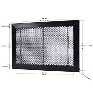 XLNT Laser Honeycomb Working Table Panel Board Platform use for CO2 Laser Engraving Machine. (11.81" × 7.87" × 0.87)