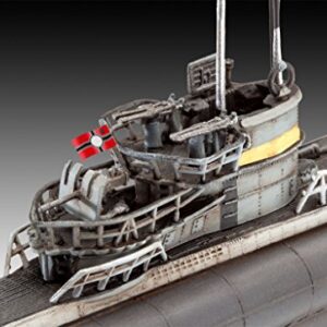 Revell RV05154 05154 5154 German Submarine Type VII C/41 1: 350 Plastic Model Kit, Various