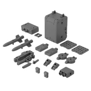 bandai hobby – 30 minute missions – #17 option parts set 8 (multi backpack), bandai spirits hobby 30 mm (2607522)