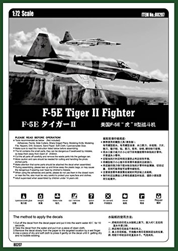 Hobby Boss F-5E Tiger II Fighter Airplane Model Building Kit