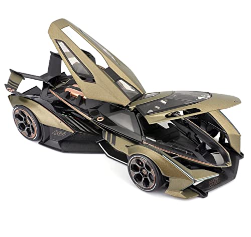 Maisto Diecast Cars Lambo V12 Vision Gran Turismo Matt Green Metallic 118 Diecast Model Car by Maisto (31454grn)