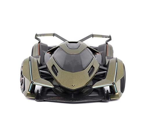 Maisto Diecast Cars Lambo V12 Vision Gran Turismo Matt Green Metallic 118 Diecast Model Car by Maisto (31454grn)