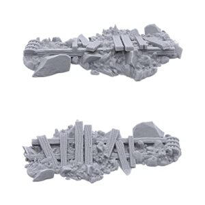 Urban Rubble by GameScape3D, 3D Printed Tabletop RPG Scenery and Wargame Terrain for 28mm Miniatures